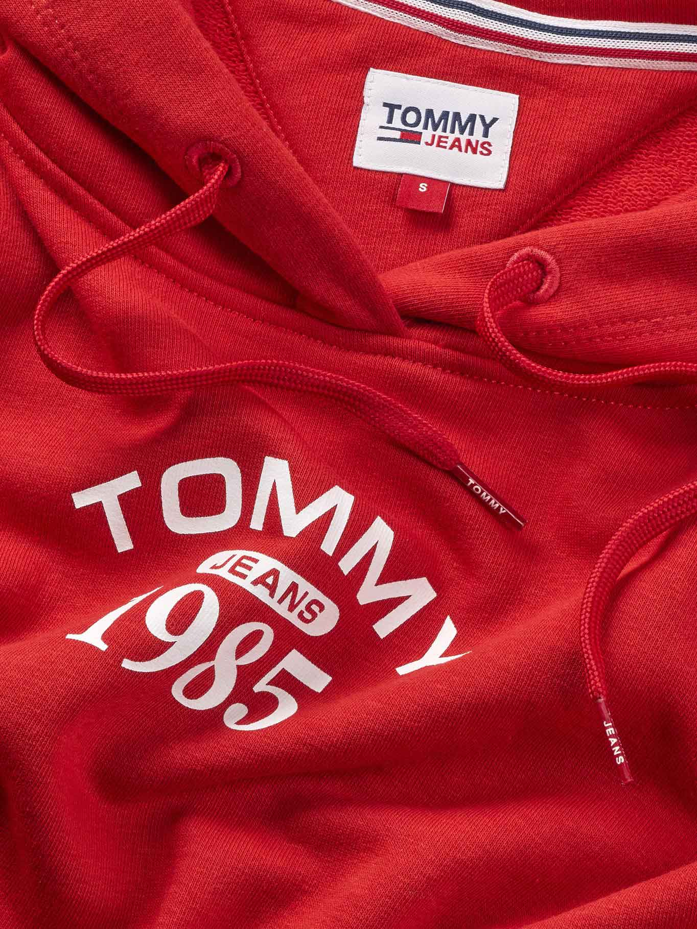 SUÉTER ESSENTIAL AMPLIA CON CAPUCHA Y LOGO