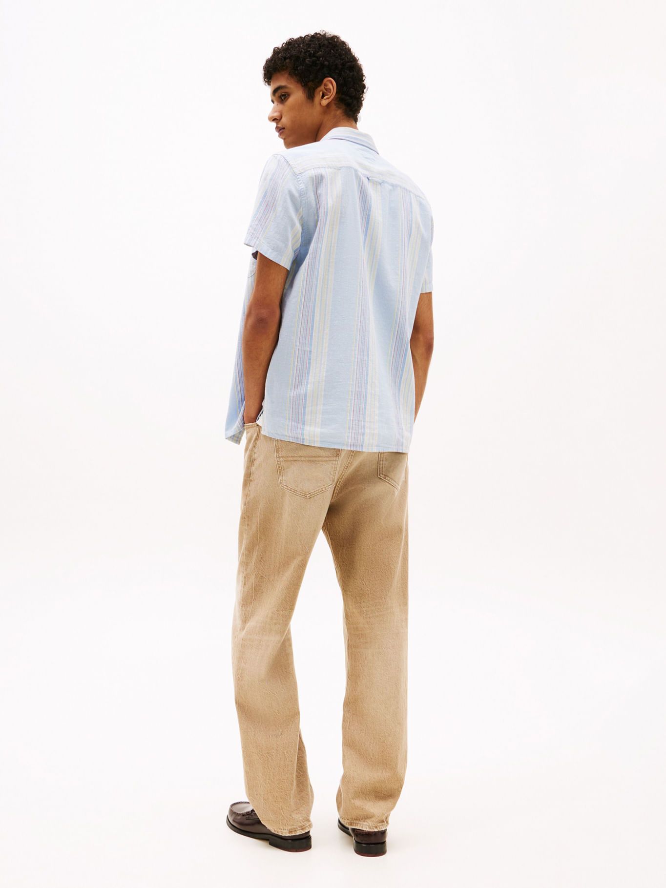 CAMISA TEXTURIZADA DE MANGA CORTA